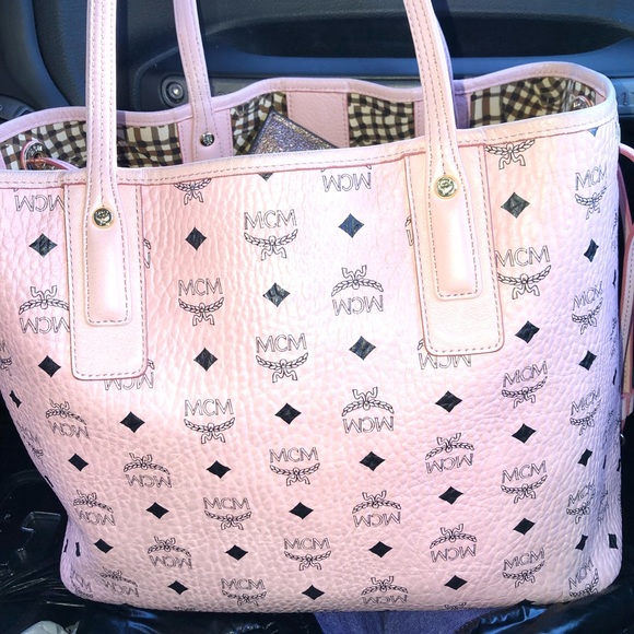 MCM | Bags | Mcm Pink Tote | Poshmark